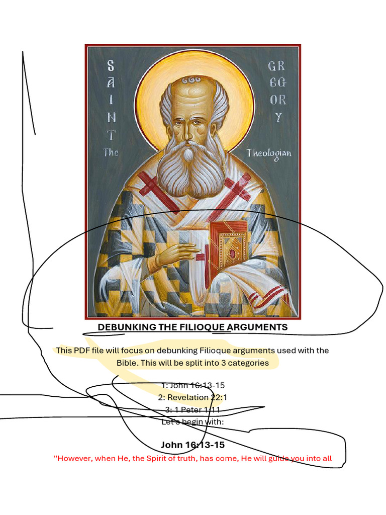 FIlala | PDF | God The Father | Trinity