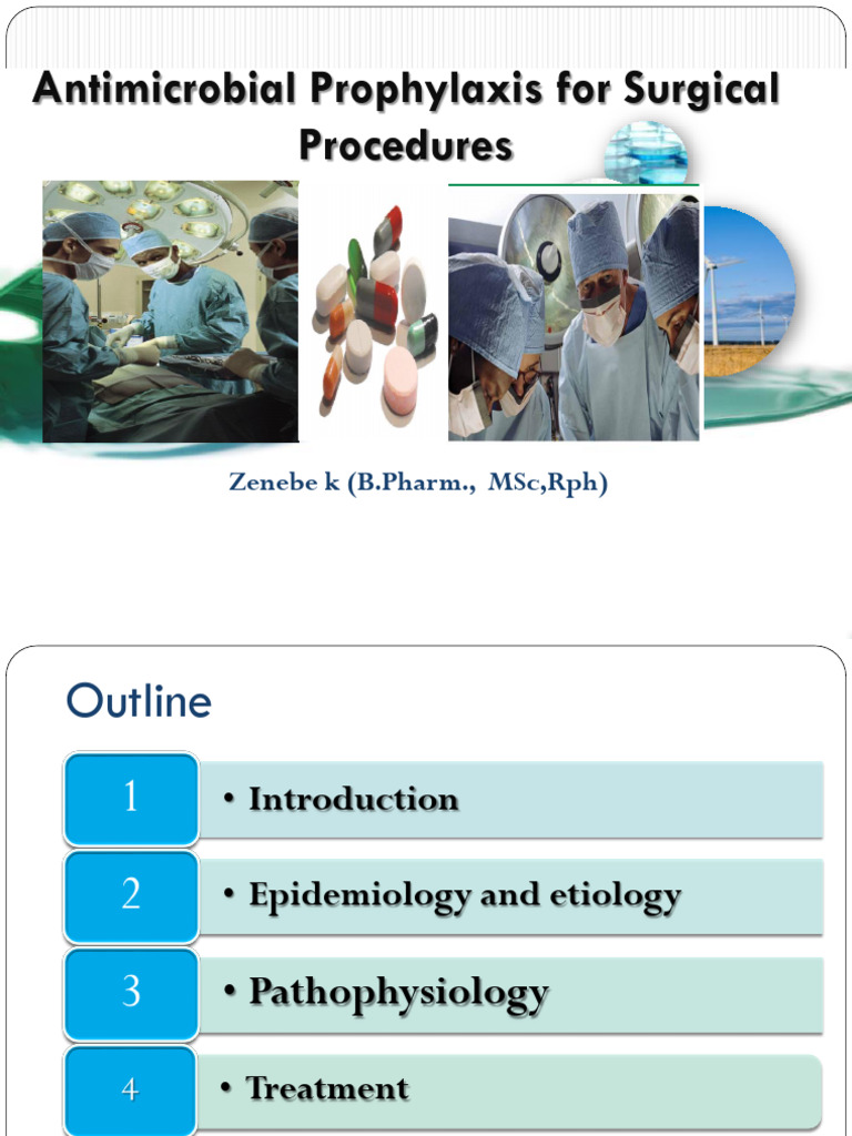 Antimicrobial Prophylaxis for Surgical Procedures | PDF | Surgery | Infection