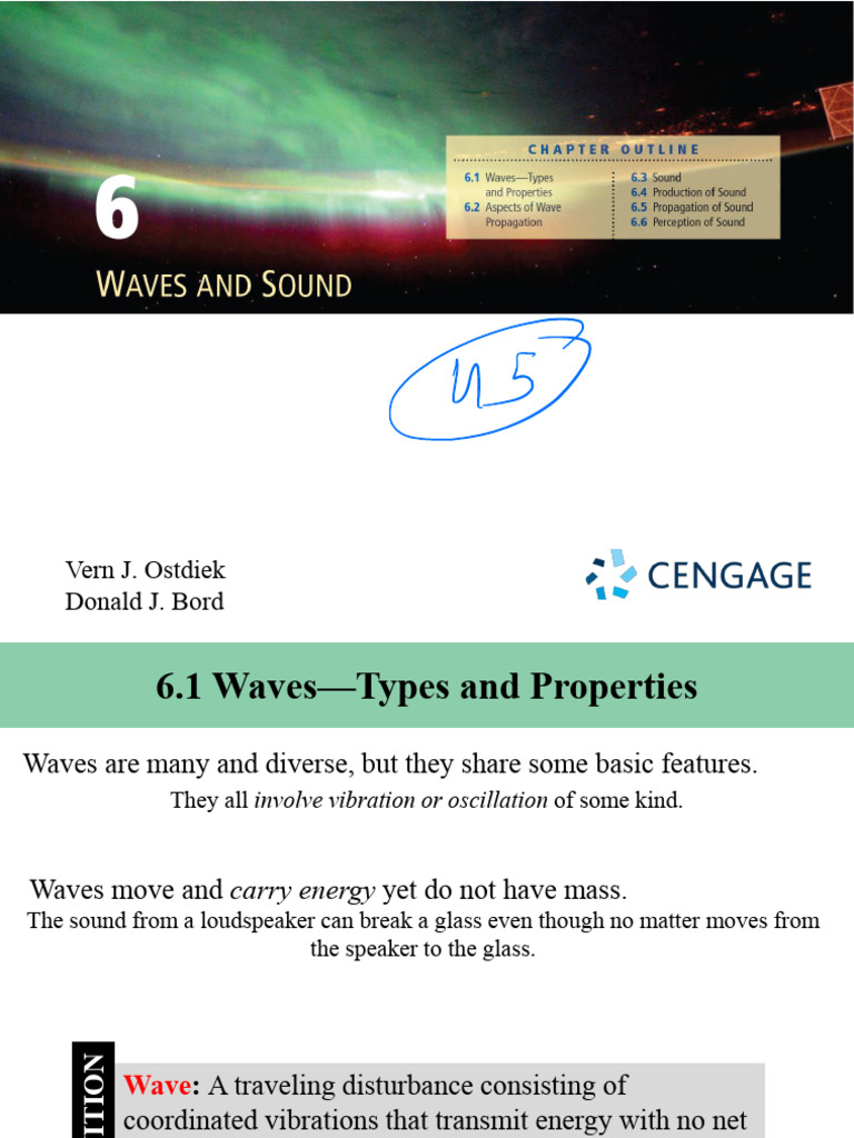 Chapter Six - Waves and Sound - F | PDF | Waves | Sound