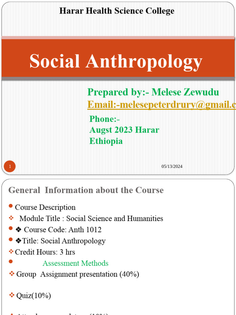 Anthropology Power Point | PDF | Family | Kinship