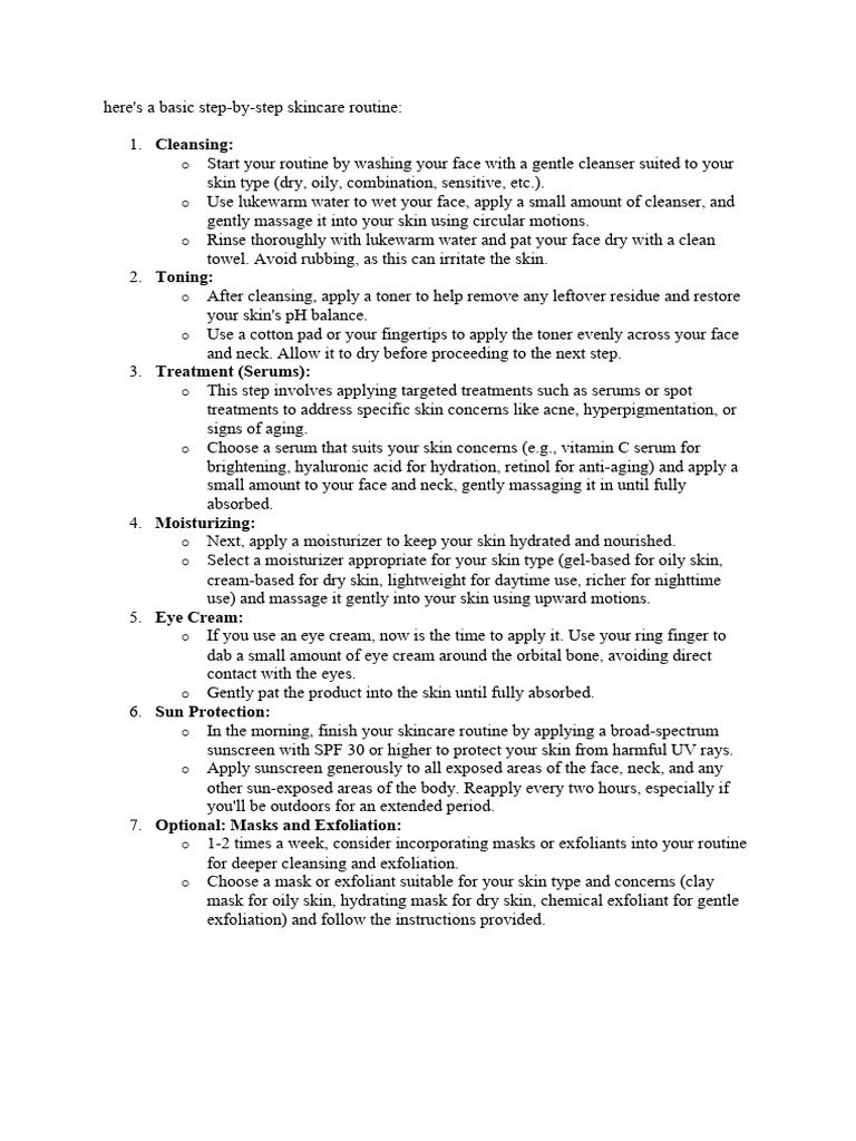 Skin Care | PDF | Skin Care | Toiletry