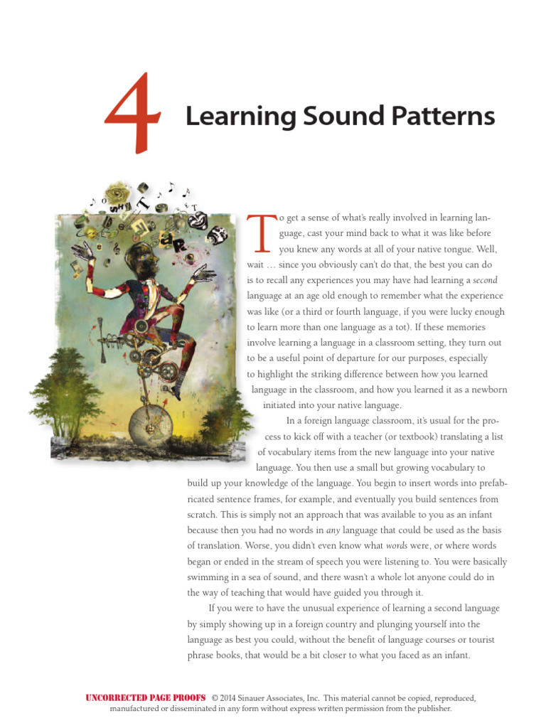 Sedivy 2014_Learning Sound Patterns_1-14 | PDF | Syllable | Attention
