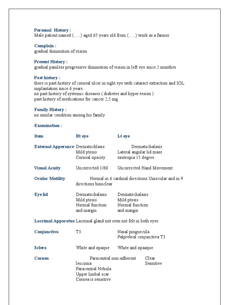 Sheet | PDF | Cataract | Glaucoma