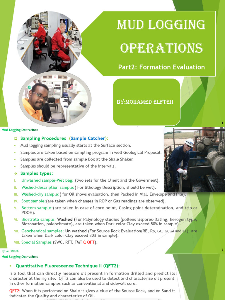 Mudlogging Part 2 | Download Free PDF | Oil Well | Geology