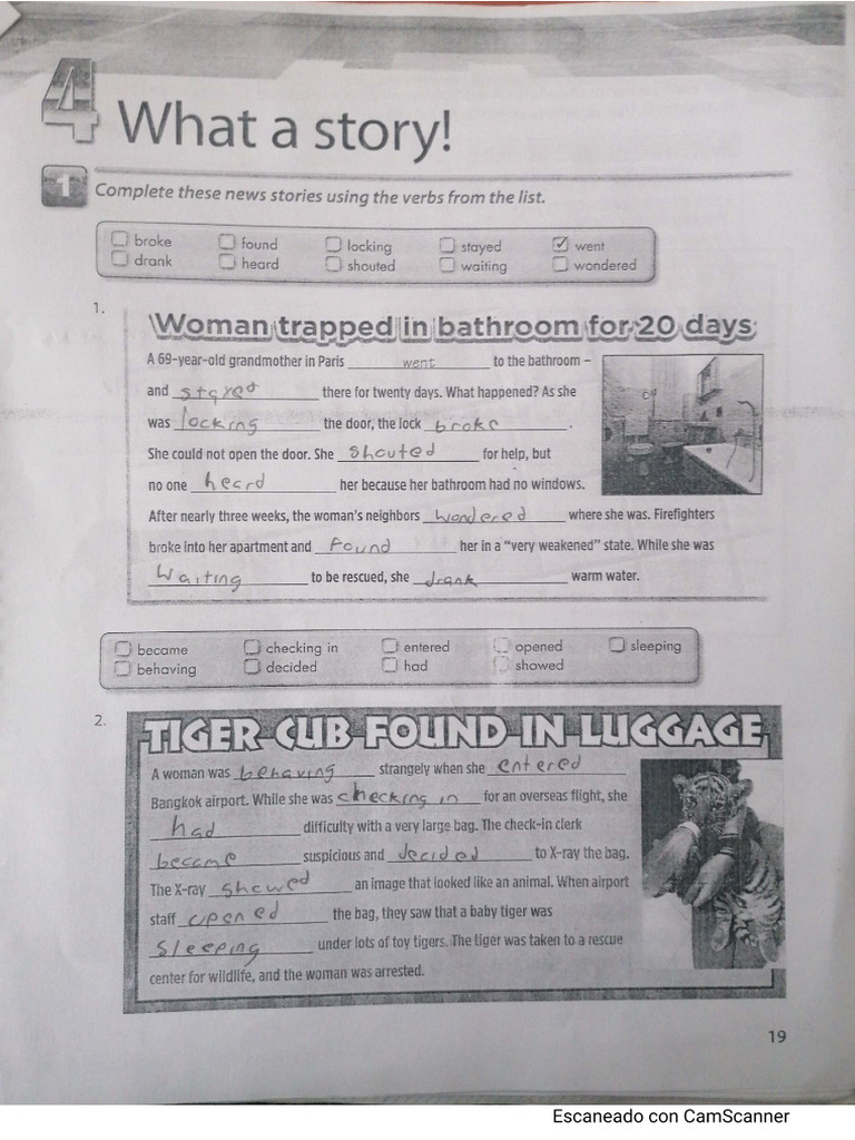 Unit 4 - Workbook | PDF