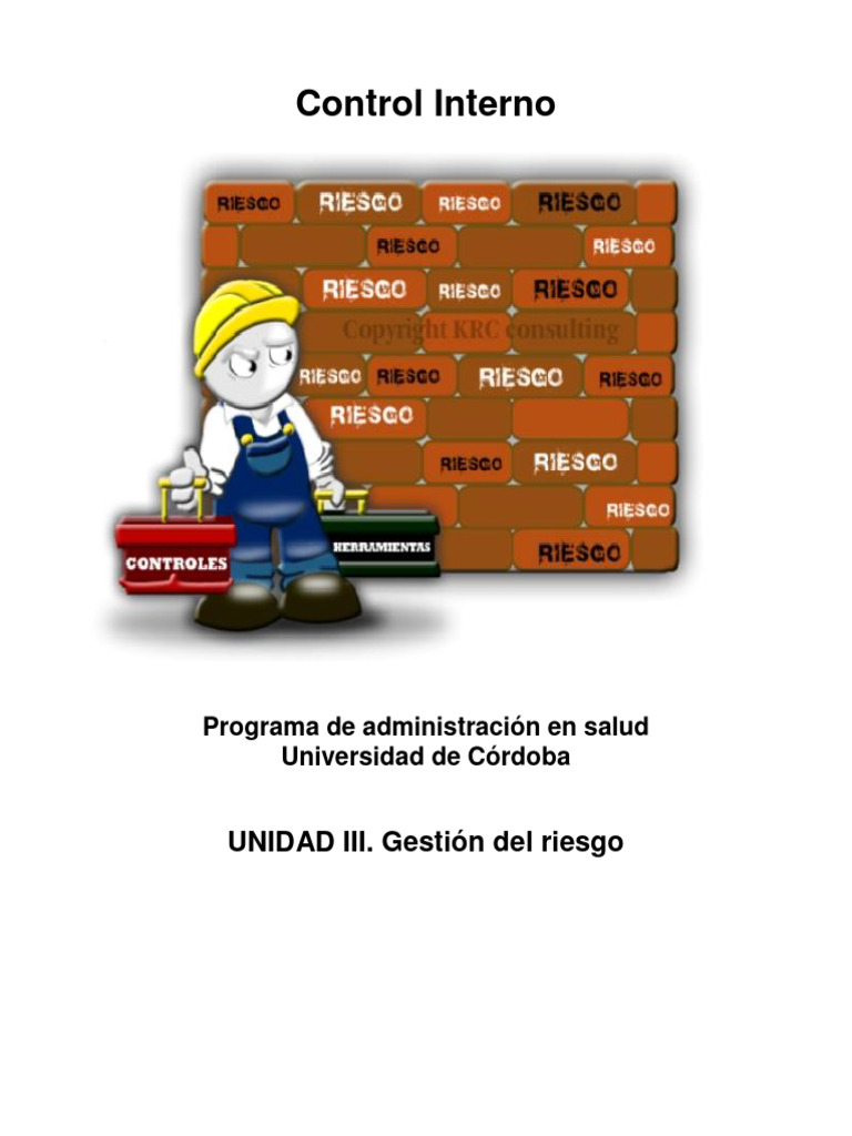 Unidad III Control Interno | PDF | Riesgo | Planificación