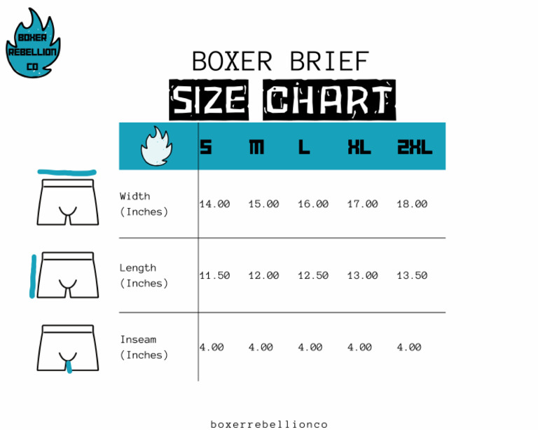 Size Chart Boxer Rebellion | PDF
