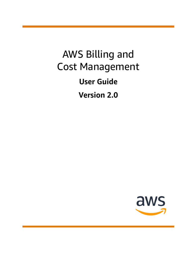Aws Billing and Cost Management User Guide | PDF | Amazon Web Services | Credit Card