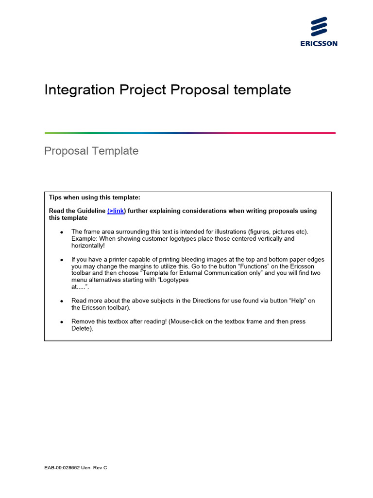 IPA Proposal Template | PDF | Specification (Technical Standard) | Business