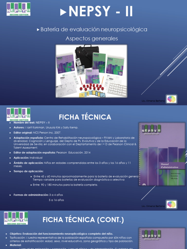 Nepsy Ii 2022 | PDF | Aprendizaje | Memoria
