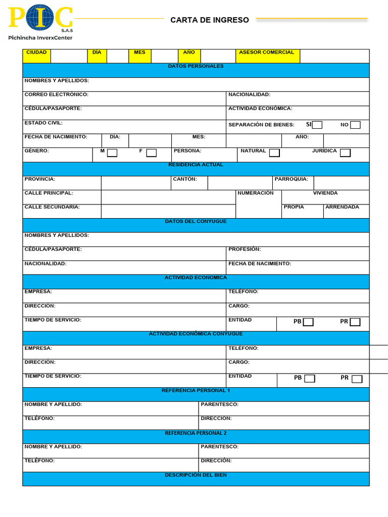 Hoja Datos Personales 2 Revisar | PDF
