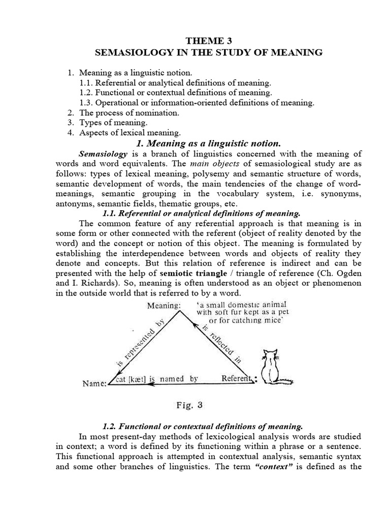 Lecture 4 | PDF | Part Of Speech | Semantics