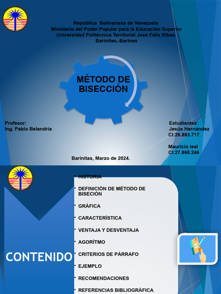 Método de Bisección: Guía Básica | PDF | Matemáticas | Análisis matemático
