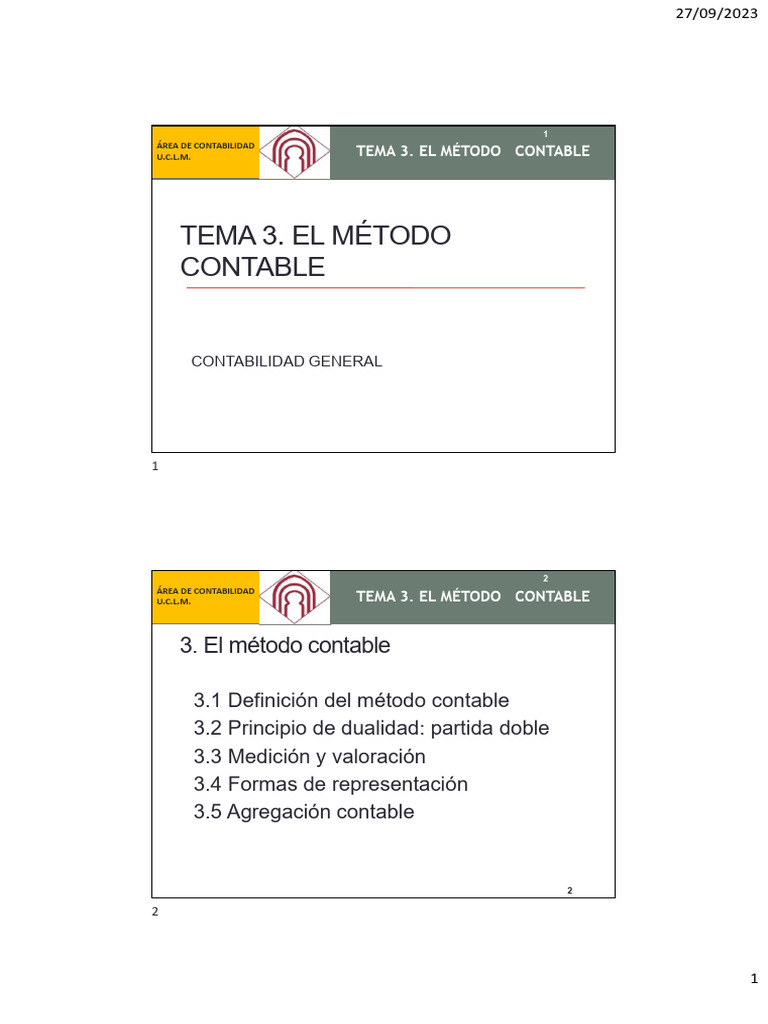 Tema 3 versión resumida ADE_73877c9770106427610086341e5e564d | PDF | Contabilidad | Economias