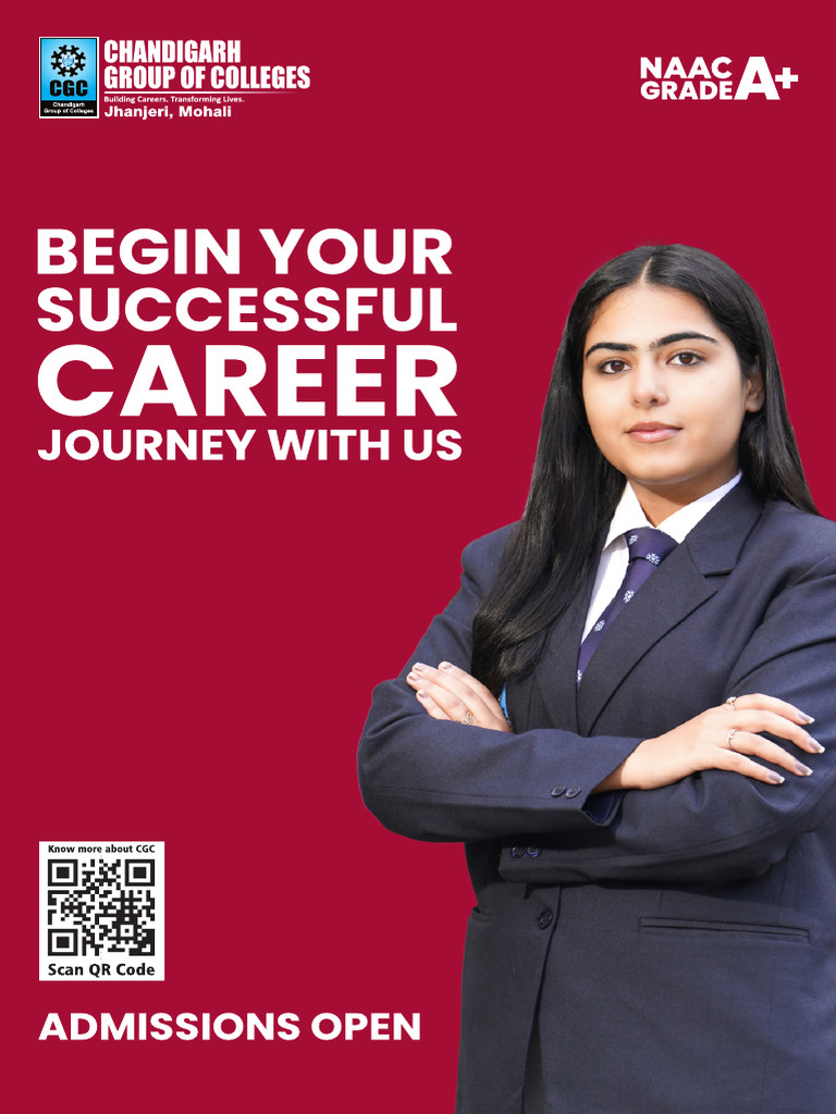 CGC Jhanjeri Admission Brochure 2024 25 | Download Free PDF | Academic ...