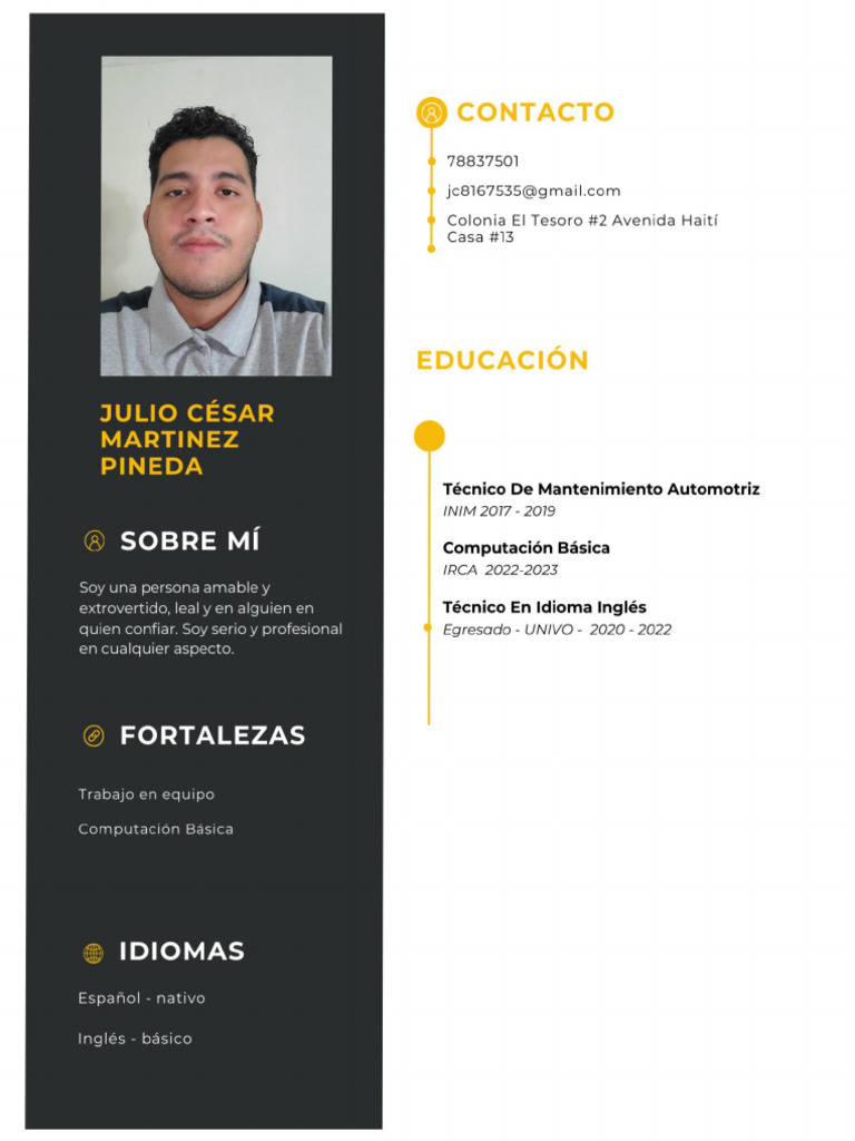 Comparto 'Julio CV' Contigo | PDF