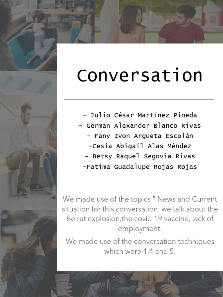 Conversation Team | PDF