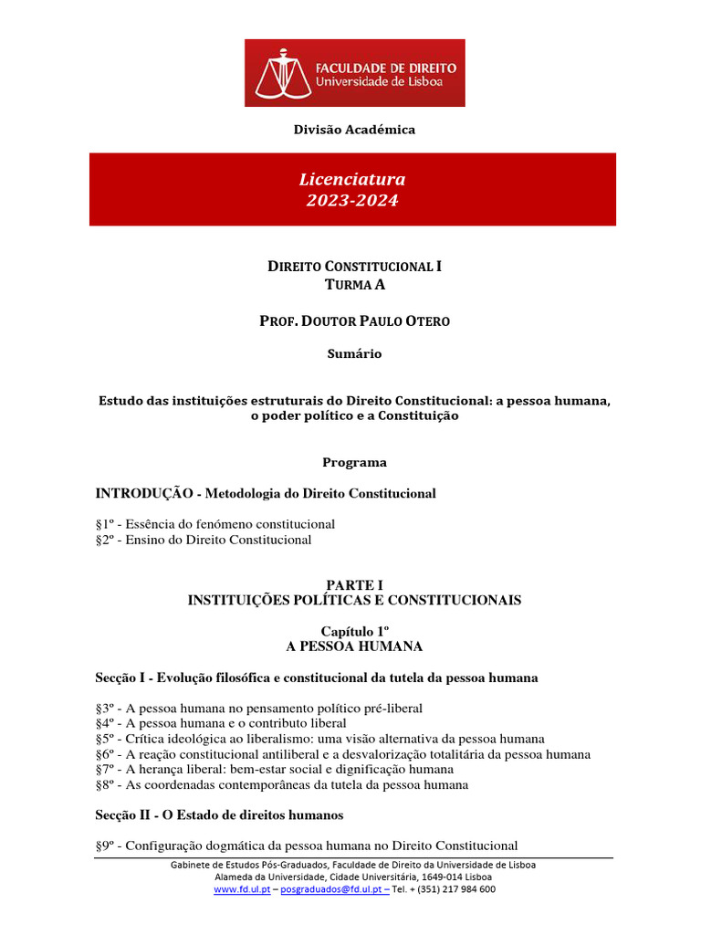 Direito Constitucional I: Estruturas e Desafios | PDF | Constituição ...