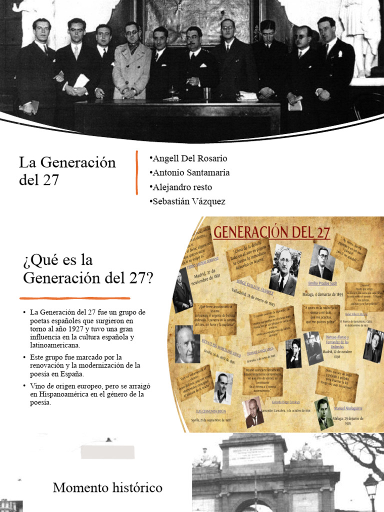 Generacion Del 27 11-B Espanol | PDF | Federico García Lorca | Poesía