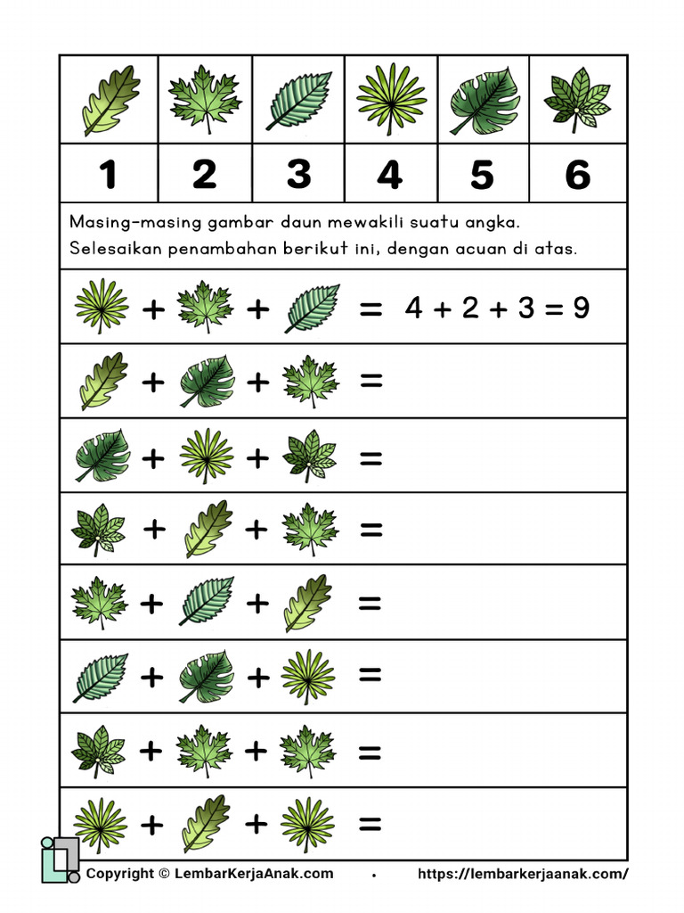 Penjumlahan - Kode Bentuk | PDF