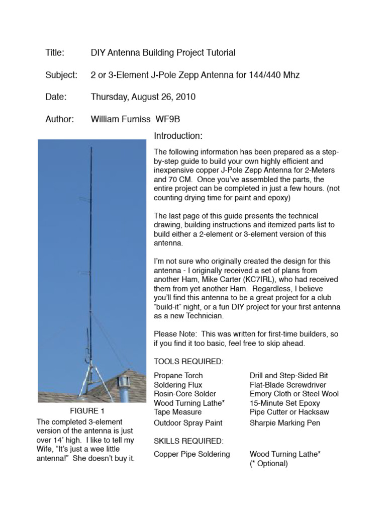Zepp Antenna Tutorial V1 1 | PDF | Soldering | Electrical Connector