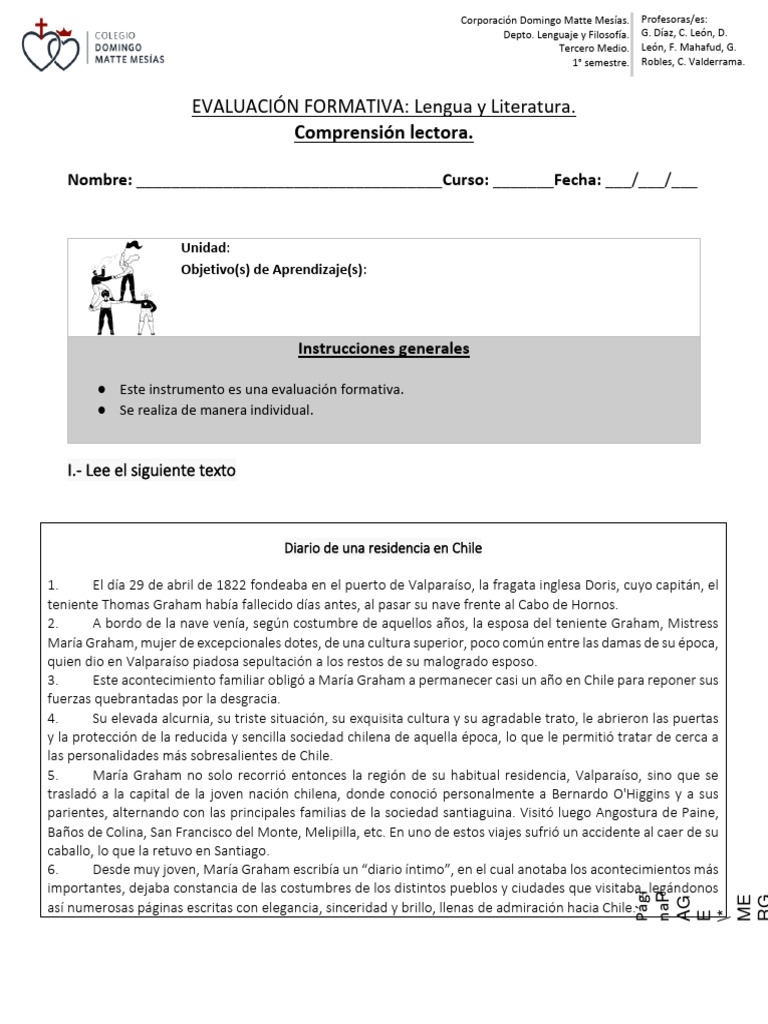 Guía María Graham | PDF | Chile