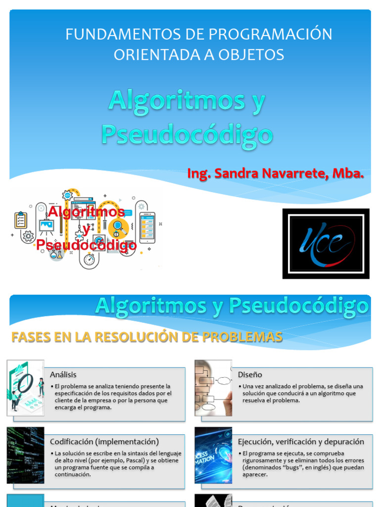 Unidad No 1 - Algoritmos | PDF | Algoritmos | Programa de computadora