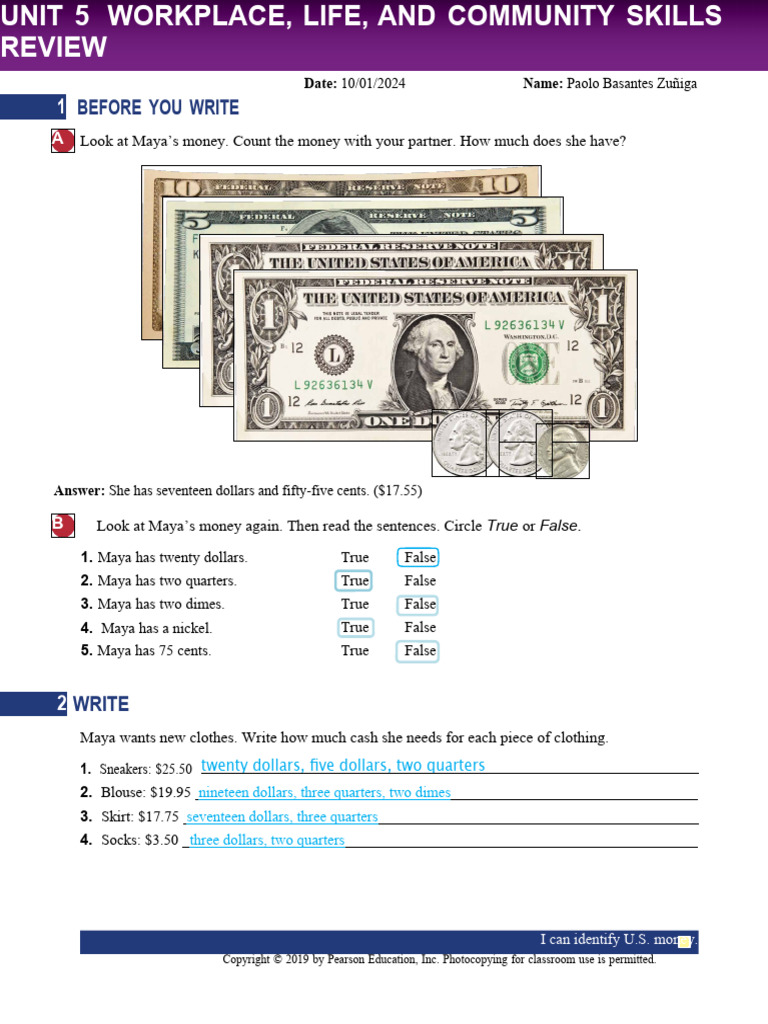 Workplace, Life, and Community Skills | PDF | Self-Improvement