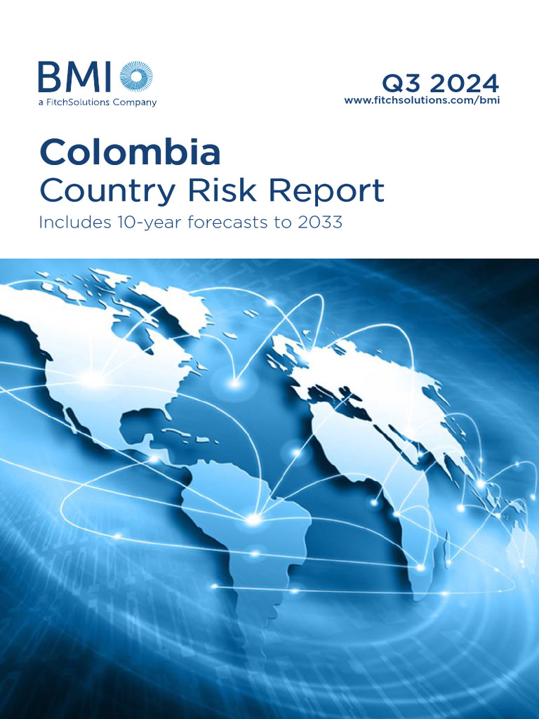 C Colombia Olombia: C Country Risk R Ountry Risk Report Eport | PDF ...