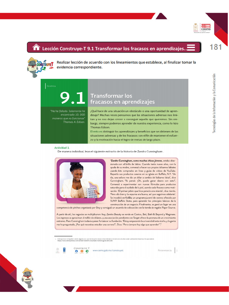 Lección Construye T No Sé Cual | PDF