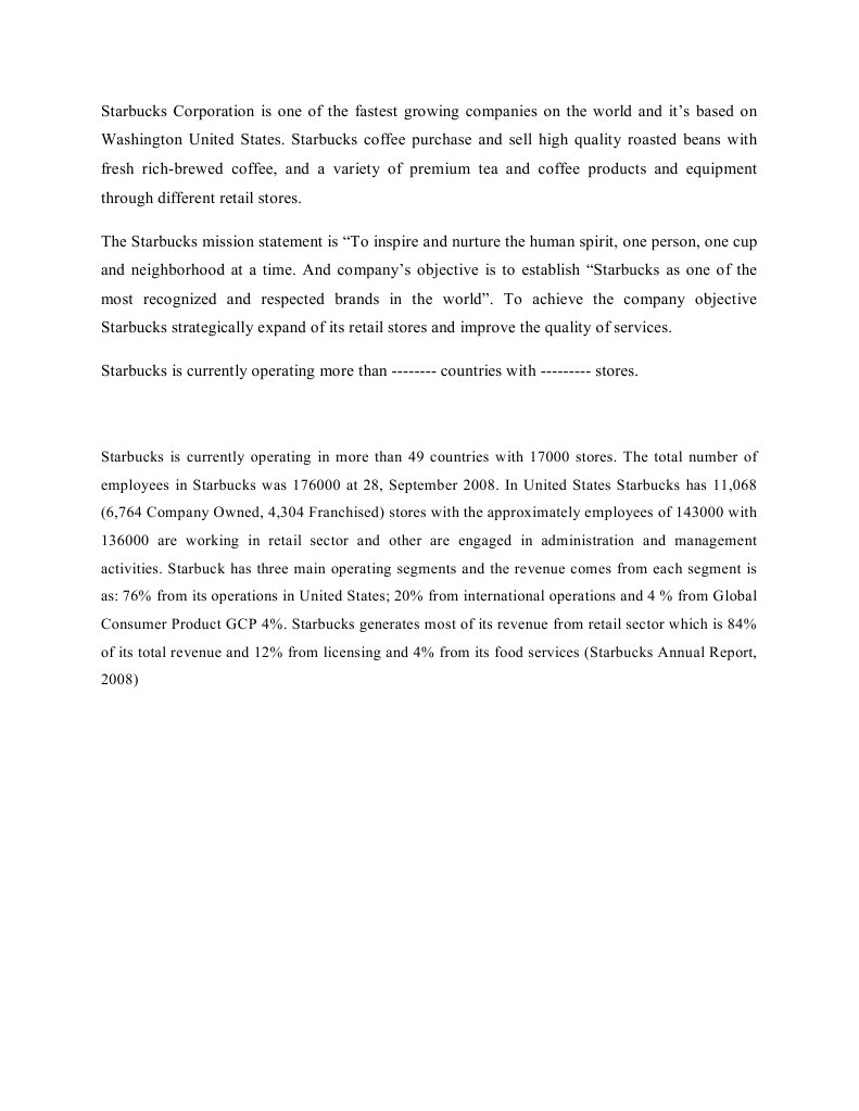 Draft Starbucks | PDF