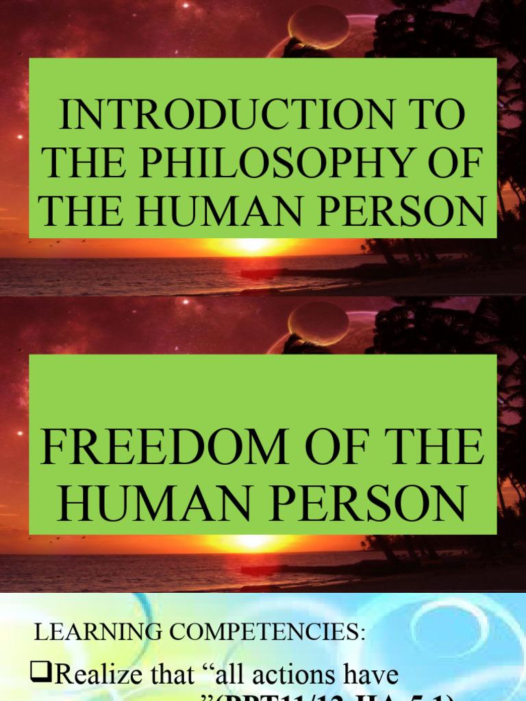 in Philosopy (FREEDOM) | PDF | Free Will | Prudence