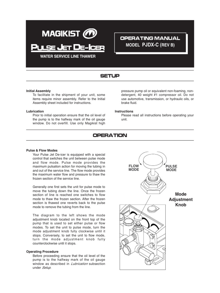 PJDX C Manual | PDF | Pump | Valve