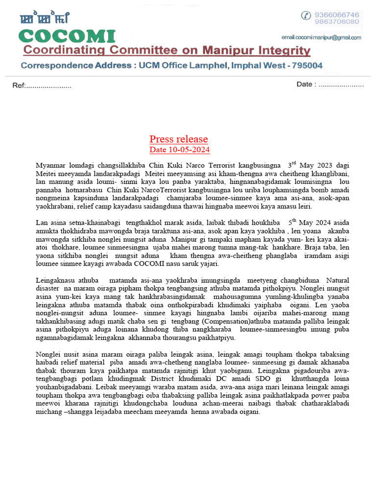 Hailstrom Cocomi PR 10-5-2024 | PDF