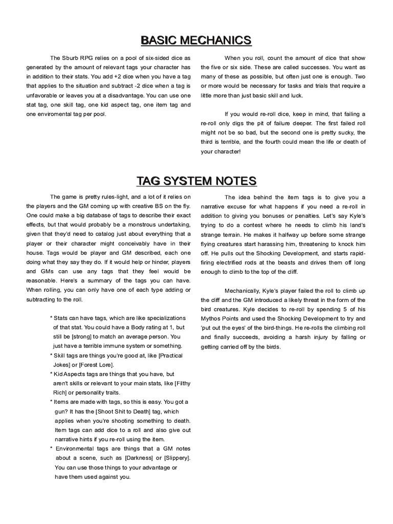 Home Stuck Dice Pools | PDF