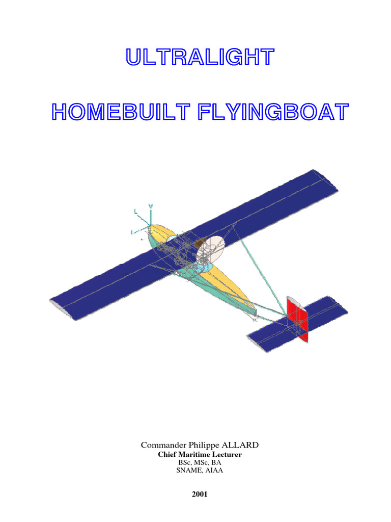 Preliminary Design Ultralight Homebuilt | PDF | Lift (Force) | Flap ...