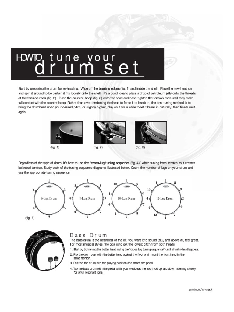 How To Tune Your Drumset | PDF | Drum | Musical Instruments