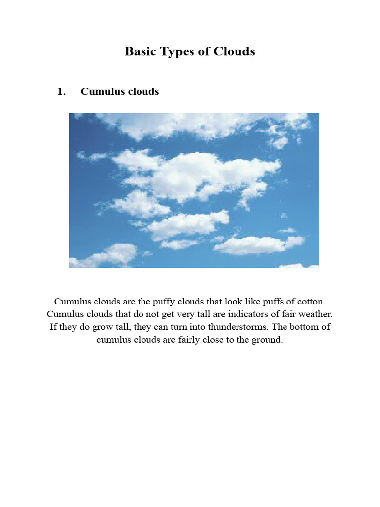 Clouds | PDF
