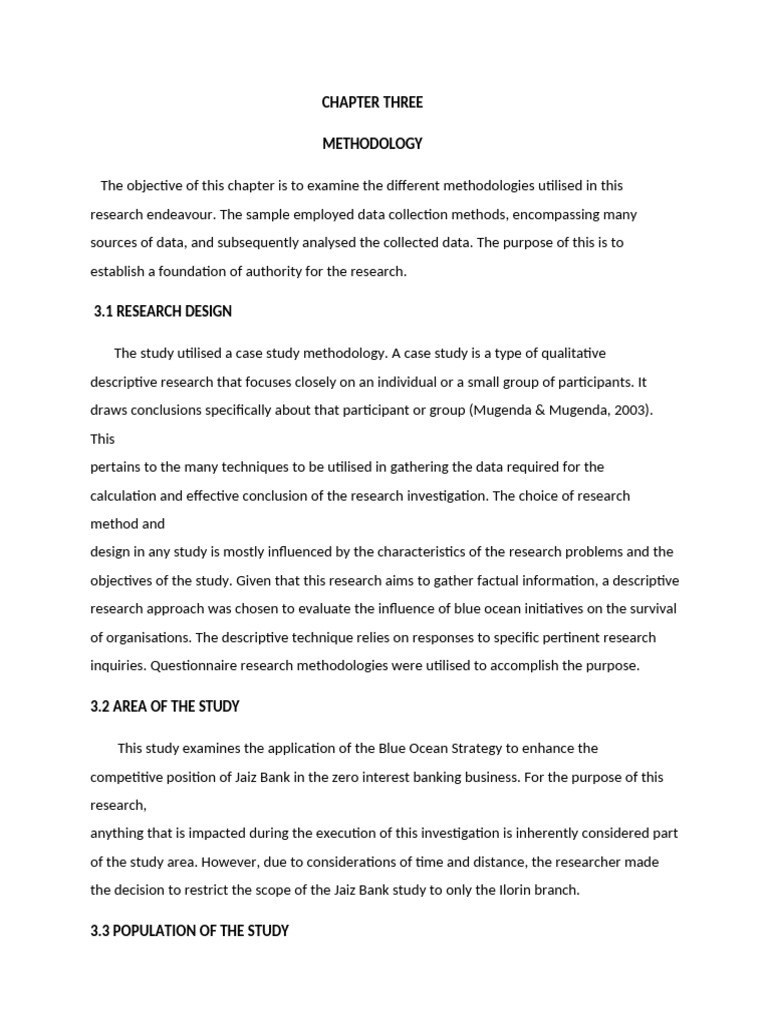 Research Methodology for Jaiz Bank Study | PDF | Sampling (Statistics) | Methodology