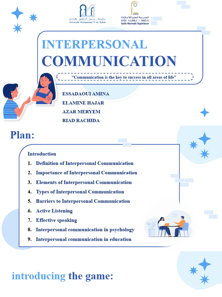 Interpersonal Communication Download Free Pdf Communication