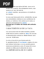 Ciclo de Vida de la Vaca para Niños | PDF | Vacas | Leche