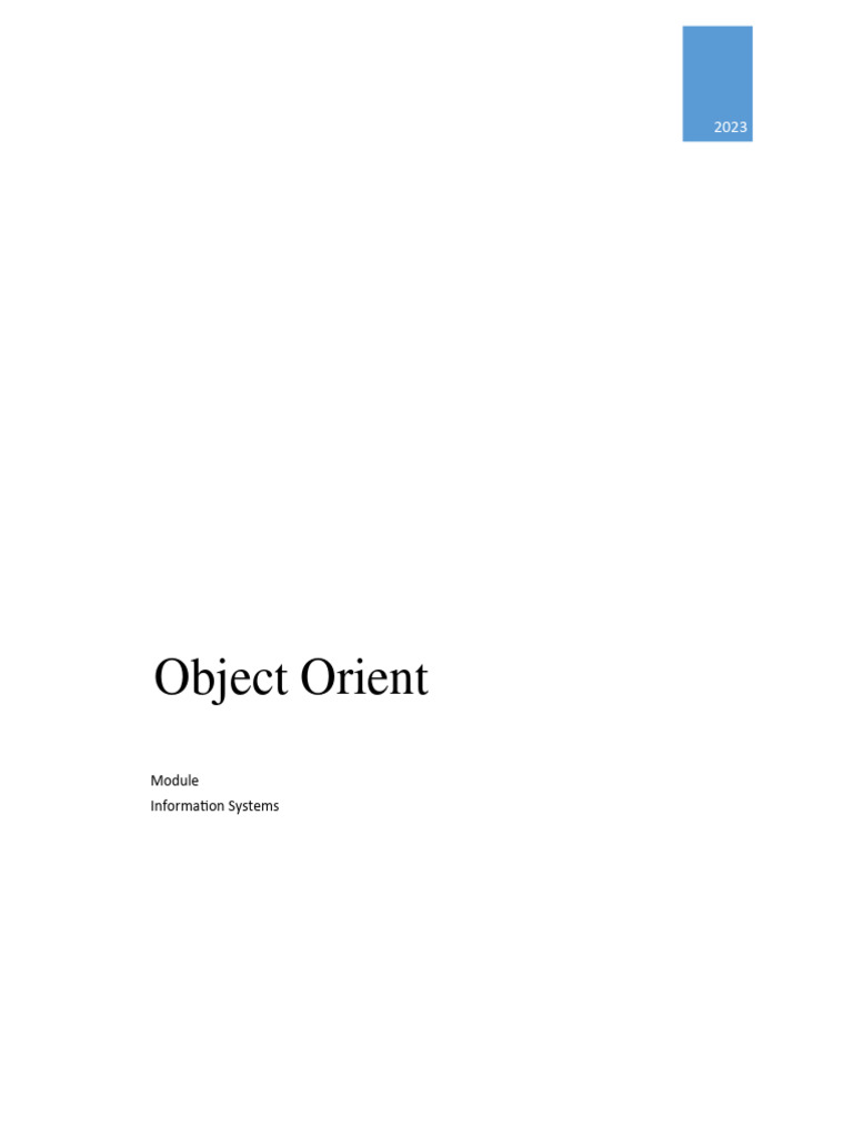 Object Oriented Programming Module Pdf Inheritance Object Oriented Programming Class 1941