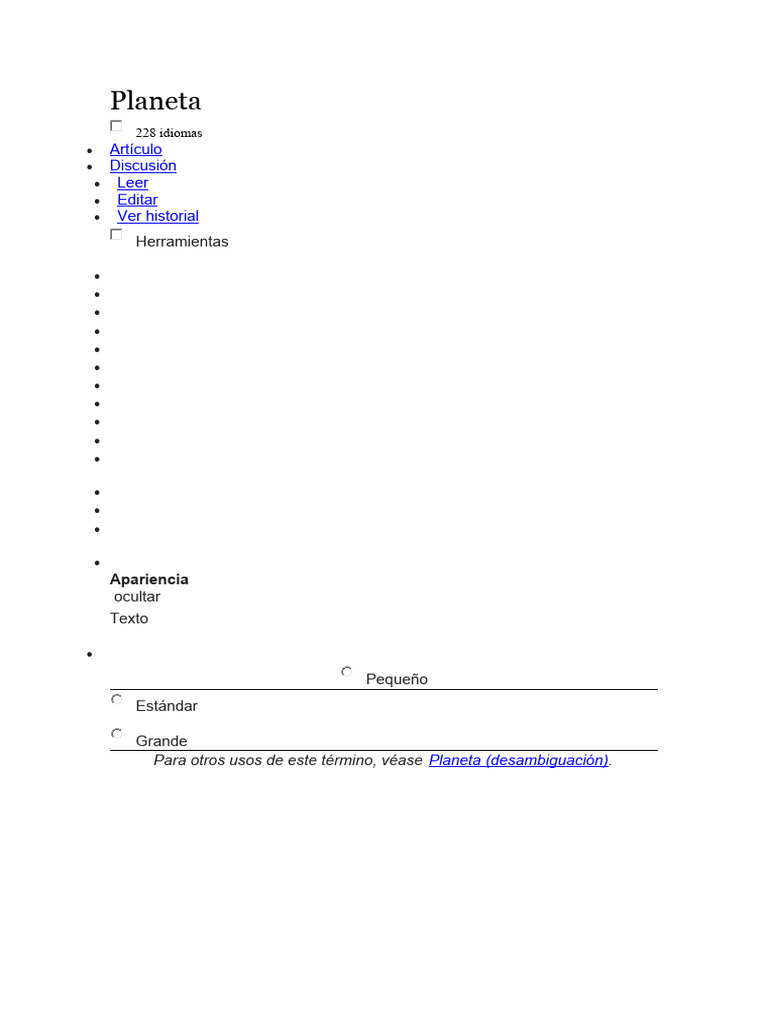 Planeta | PDF | Planetas | Exoplaneta