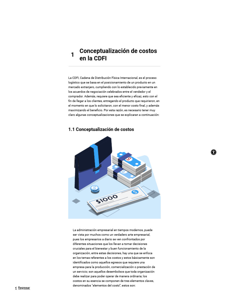 Matriz de Costos de La CDFI | PDF | Logística | Business