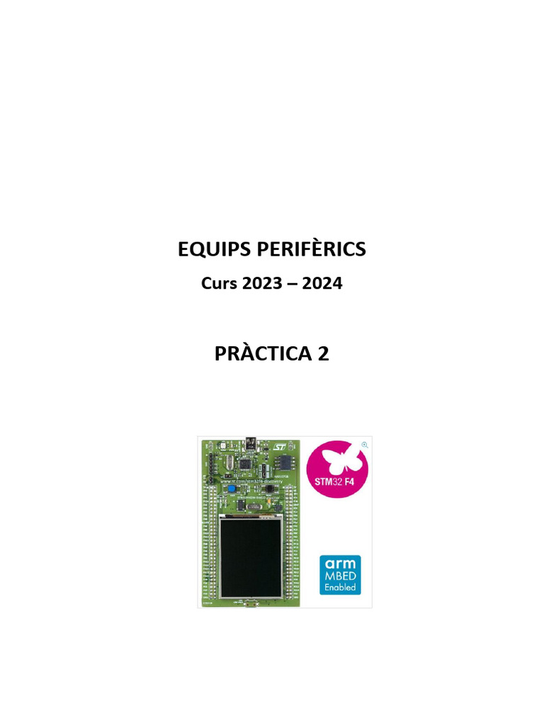 Pràctica 2 - Equips Perifèrics - C2324 | PDF