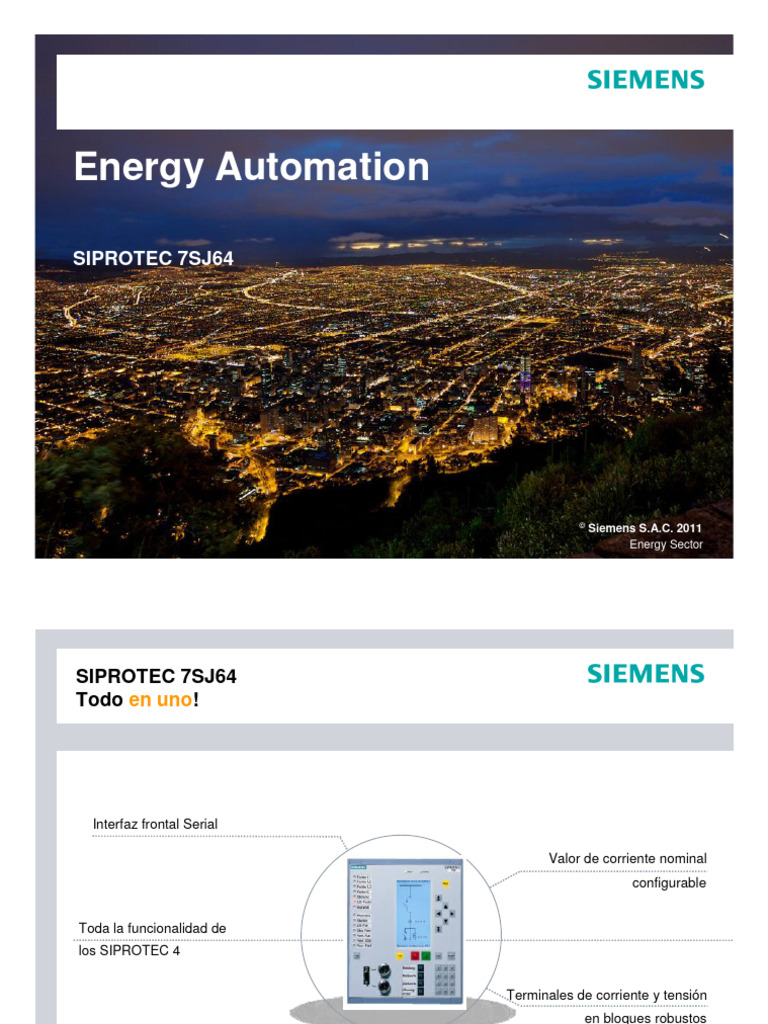 Siprotec 7SJ64 | PDF | Ciencias de la Computación | Electrónica