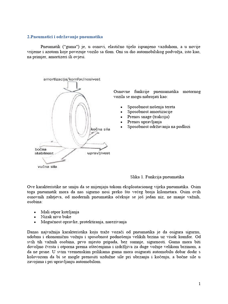 2.pneumatici I Održavanje Pneumatika | PDF