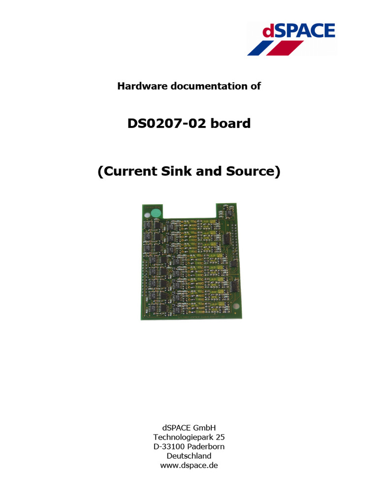 DS0207-02 Current Sink Source | PDF | Resistor | Logic Gate