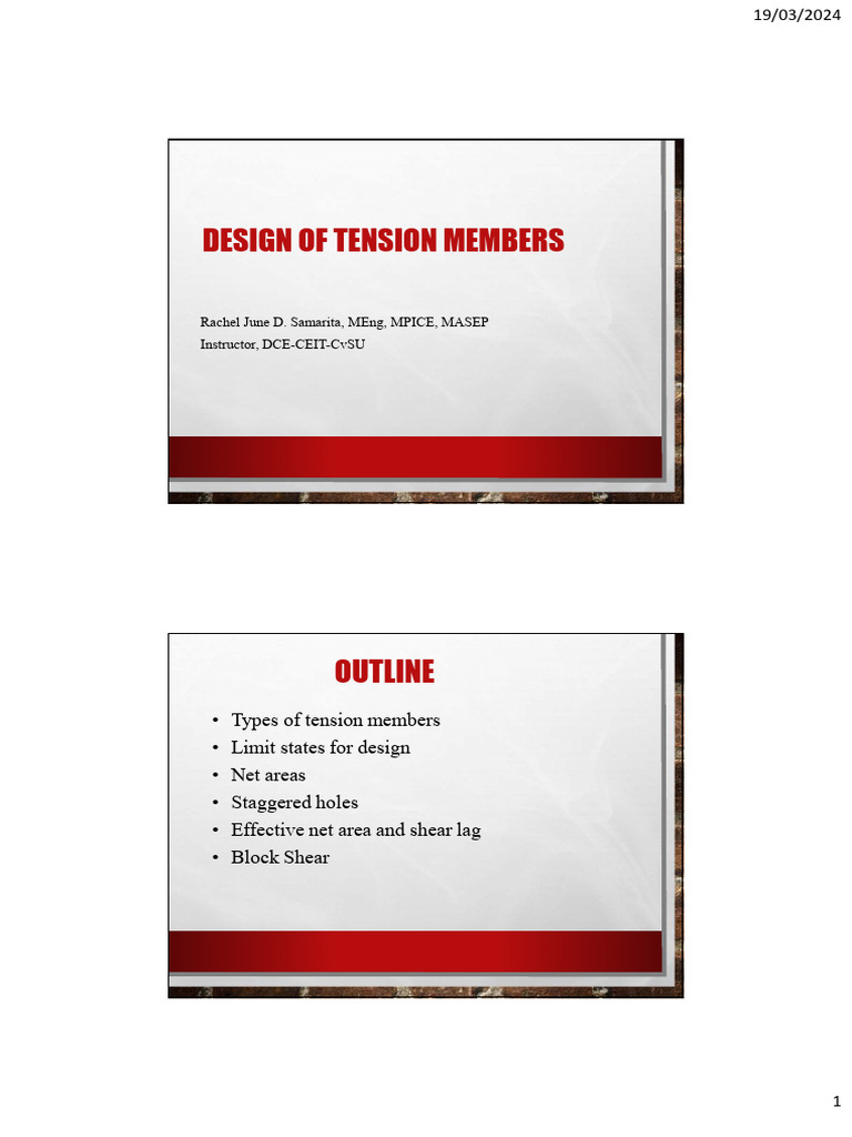 02-Design-for-Axial-Tension-Members (2) | PDF | Screw | Stress (Mechanics)