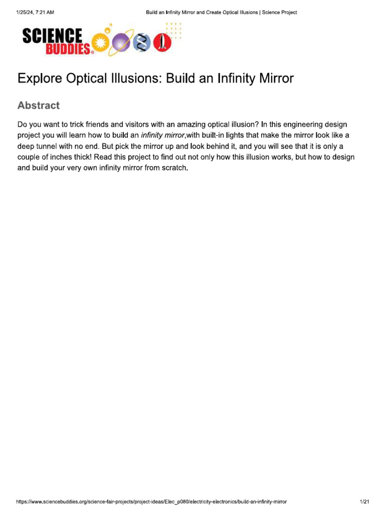 Infinity Mirror | PDF